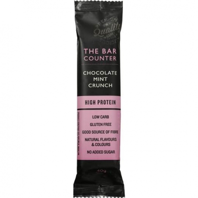 The Bar Counter High Protein Bar Choc Mint Crunch 40g | Adelaide's ...