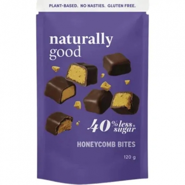 Naturally Good Chocolate Honeycomb Bites 120g | Adelaide's Finest ...