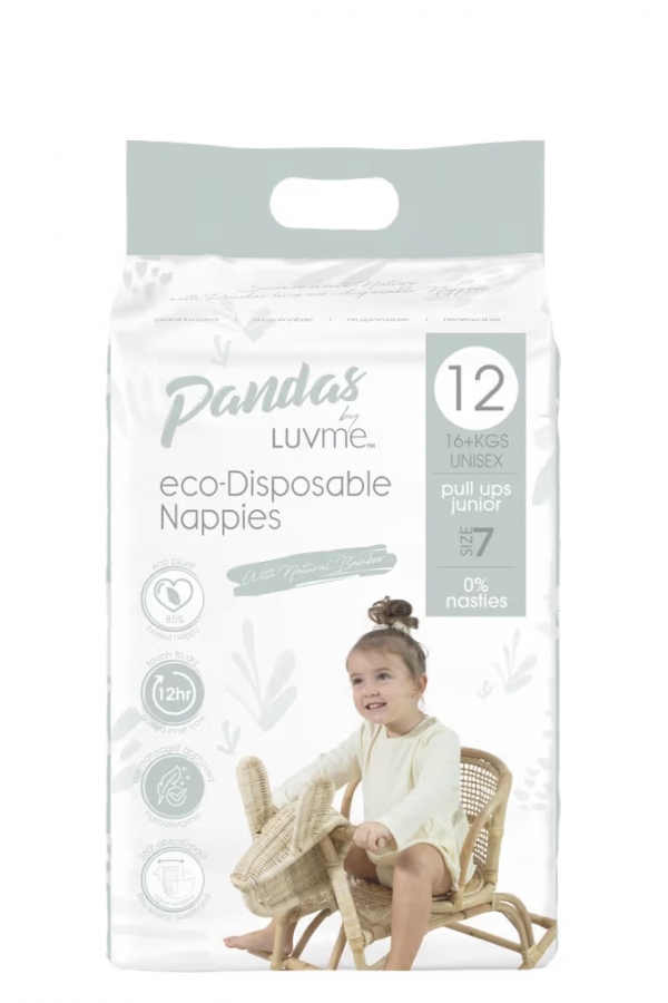 Pandas Nappy Pull Ups Size 7 16kg+ 12 Pack | Adelaide's Finest Supermarkets