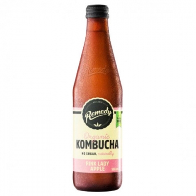 Remedy Pink Lady Apple Kombucha 330ml | Adelaide's Finest Supermarkets