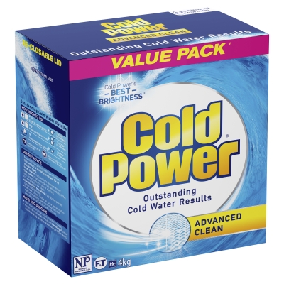 Cold Power Laundry Powder Advanced Clean 4kg | Adelaide's Finest ...