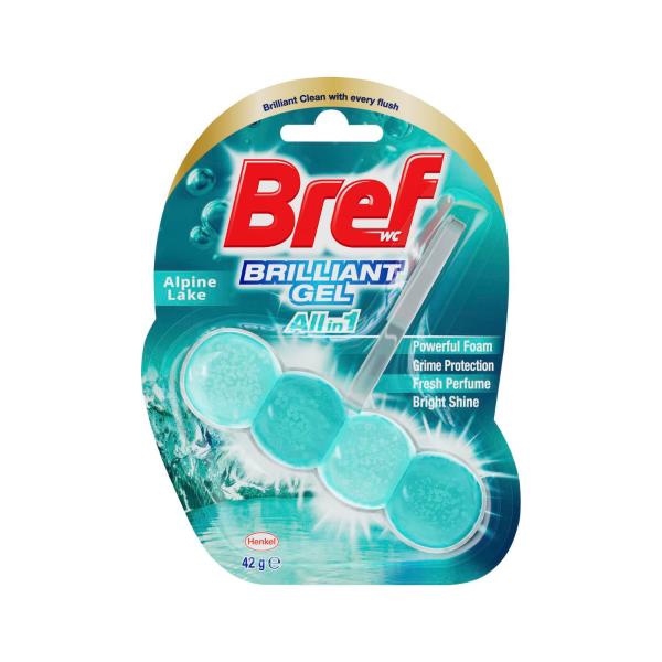 Bref Toilet Rim Block Brilliant Gel Alpine Lake 42g | Adelaide's Finest ...