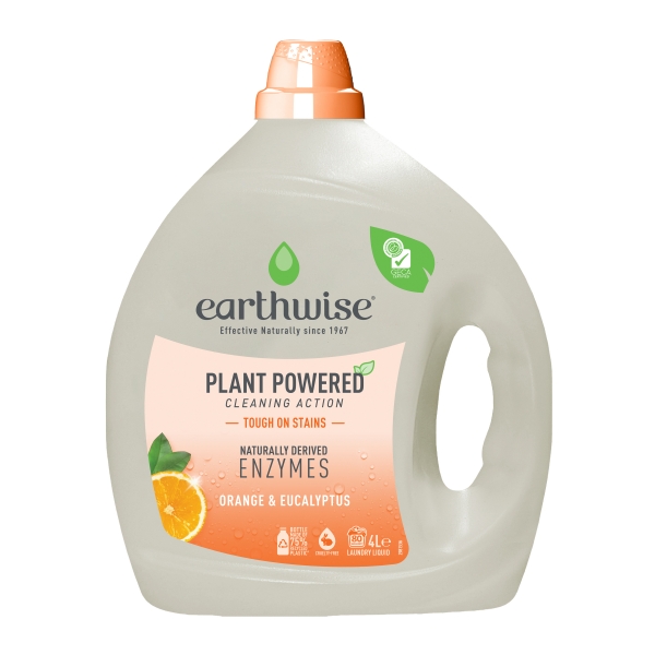 Earthwise Orange & Eucalyptus Liquid Laundry Detergent 4L | Adelaide's ...