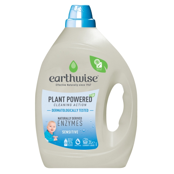 Earthwise Laundry Detergent Liquid Sensitive 2lt | Adelaide's Finest ...