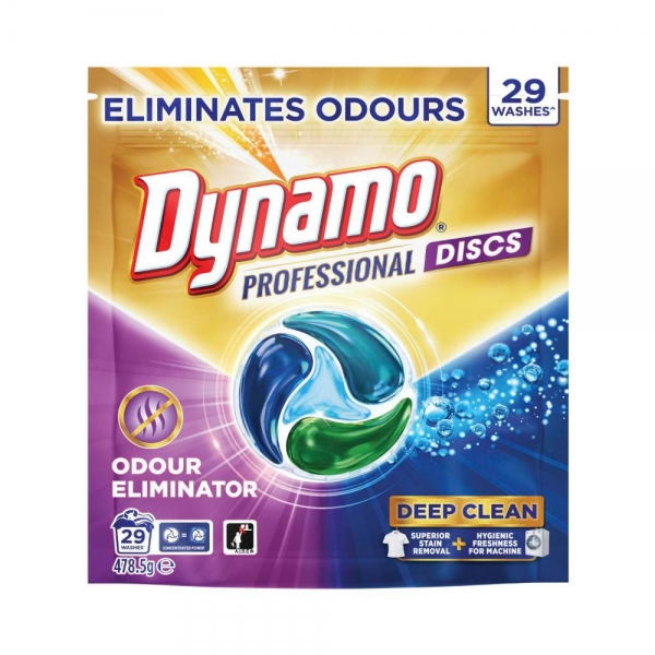 Dynamo Professional Laundry Discs Odour Eliminator 29 Pack | Adelaide's ...