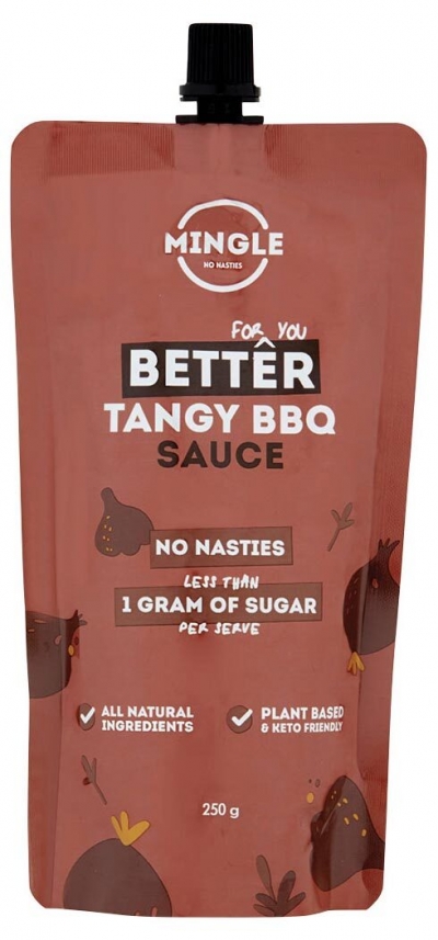 Mingle Better For You Tangy BBQ Sauce 250g | Adelaide's Finest Supermarkets