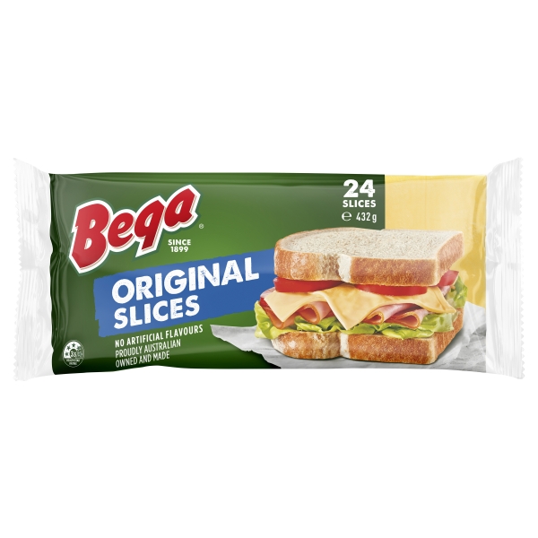 Bega Original Slices 24 Pack 432g | Adelaide's Finest Supermarkets