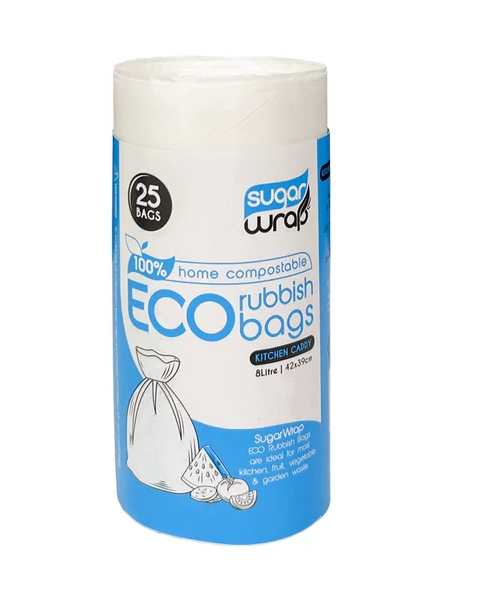 Sugarwrap Eco Rubbish Bags 8lt 25 Pack | Adelaide's Finest Supermarkets