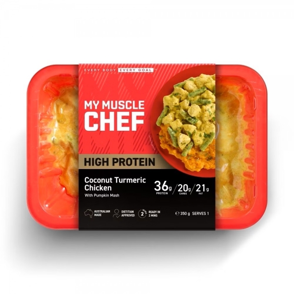 My Muscle Chef High Protein Coconut Turmeric Chicken 350g | Adelaide's ...