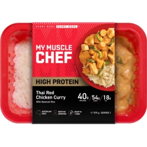 My Muscle Chef Thai Red Chicken Curry With Rice 375g | Adelaide's ...