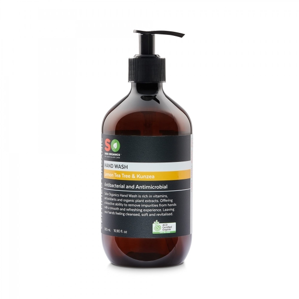 Saba Organics Hand Wash Lemon Tea Tree & Kunzea 500ml | Adelaide's ...