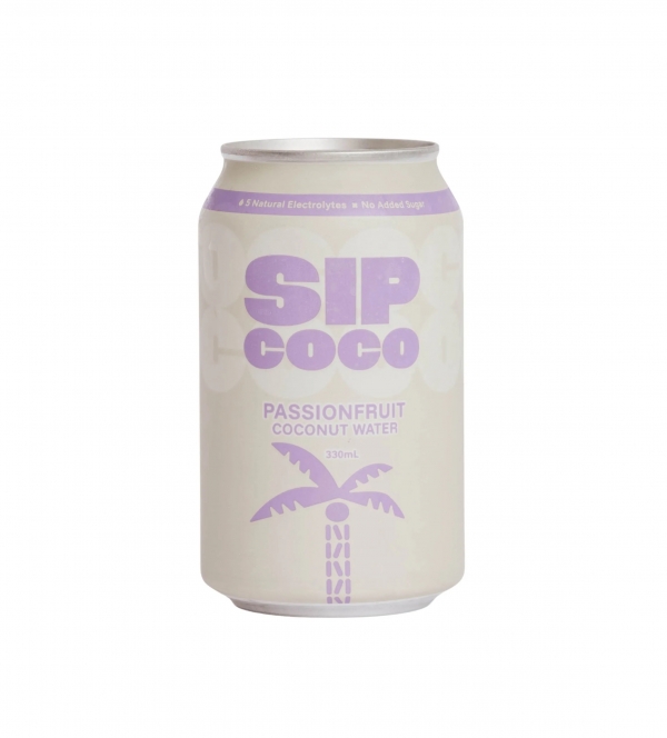 Sip Coco Coconut Water Passionfruit 330ml | Adelaide's Finest Supermarkets
