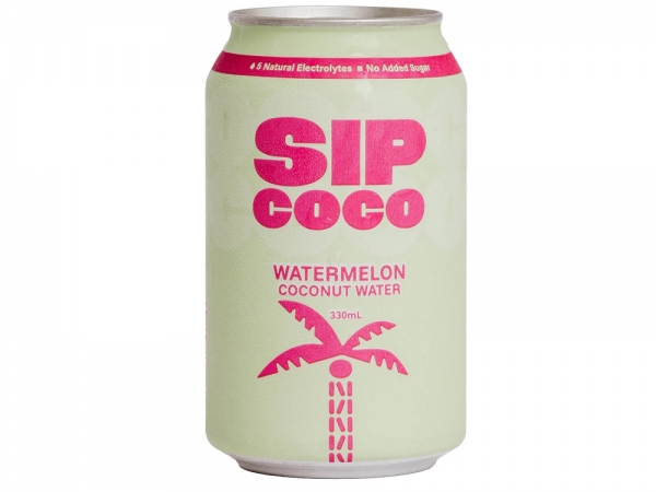 Sip Coco Coconut Water Watermelon 330ml | Adelaide's Finest Supermarkets