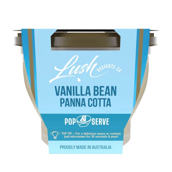 Lush Vanilla Bean Panna Cotta 220g | Adelaide's Finest Supermarkets