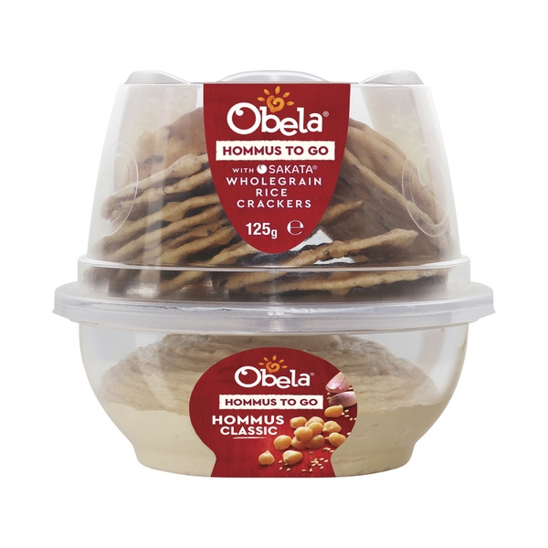 Obela Hommus To Go Smooth Classic 125g | Adelaide's Finest Supermarkets