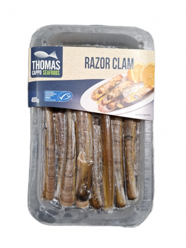 Thomas Cappo Frozen Razor Clams 400g | Adelaide's Finest Supermarkets