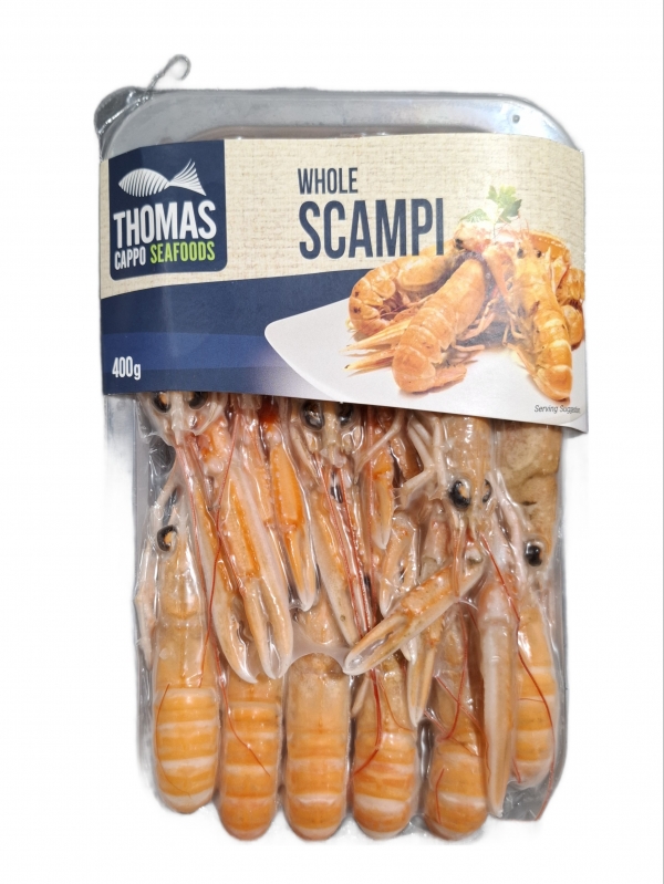 Thomas Cappo Frozen Whole Scampi 400g | Adelaide's Finest Supermarkets