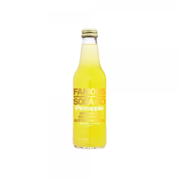 Famous Soda Co Pineapple 330ml | Adelaide's Finest Supermarkets