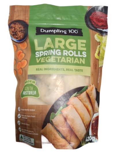 Dumpling 100 Spring Rolls Vegetarian 420g | Adelaide's Finest Supermarkets