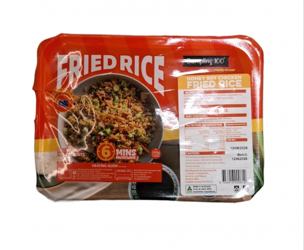 Dumpling 100 Honey Soy Chicken Fried Rice 350g | Adelaide's Finest ...
