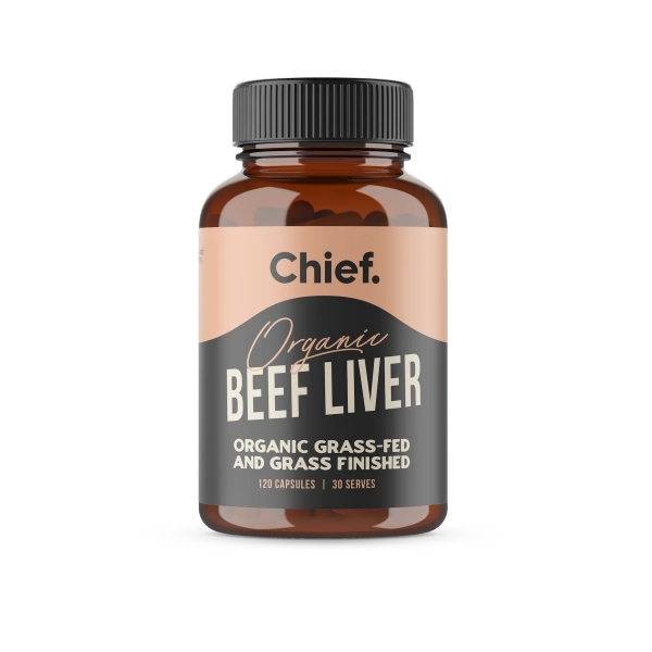 Chief Organic Beef Liver Capsules 120 Pack | Adelaide's Finest Supermarkets