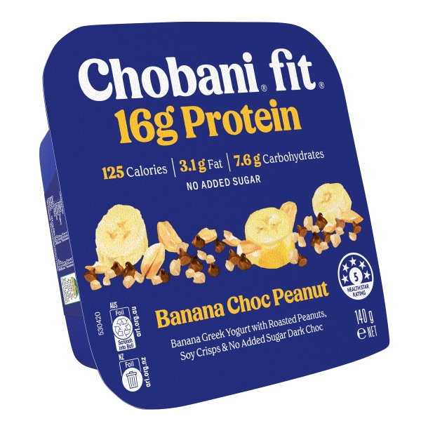 Chobani Fit High Protein Flip Banana Choc Peanut 140g | Adelaide's ...