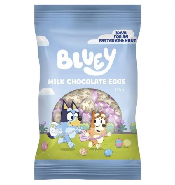 Bluey Milk Chocolate Eggs Mini 100g | Adelaide's Finest Supermarkets