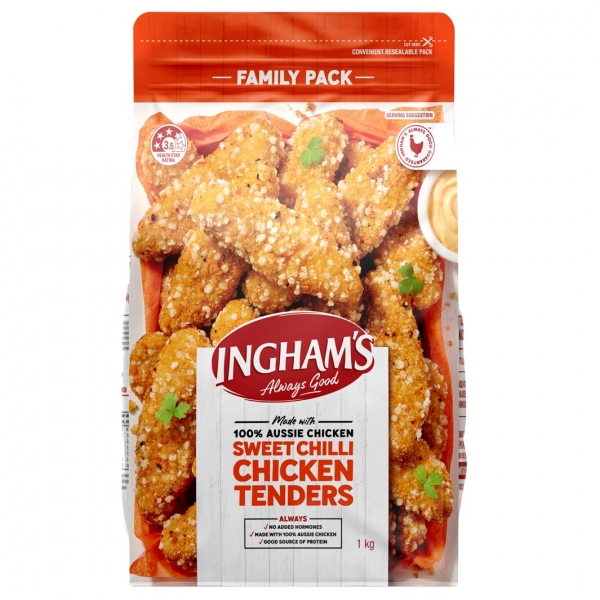 Ingham's Chicken Tenders Sweet Chilli 1kg | Adelaide's Finest Supermarkets