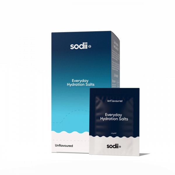 Sodii Everyday Hydration Salts Unflavoured Sachets 30 Pack | Adelaide's ...