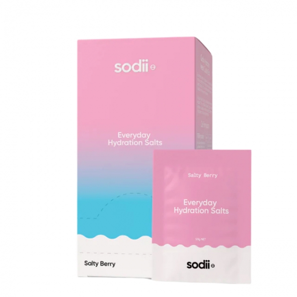 Sodii Everyday Hydration Salts Salty Berry Sachets 30 Pack | Adelaide's ...
