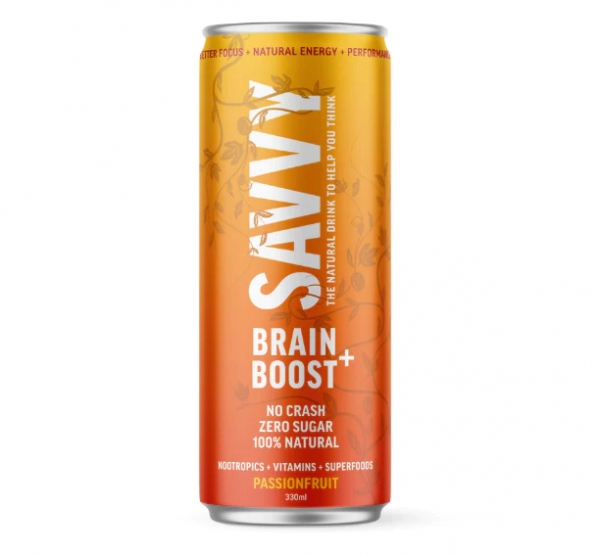 Savvy Brain Boost Energy Drink Passionfruit 330ml | Adelaide's Finest ...