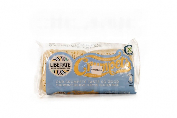 Liberate Gluten Free Crumpets 4 Pack 240g | Adelaide's Finest Supermarkets