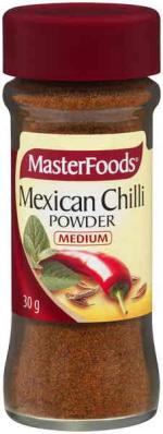 MasterFoods Mexican Chilli Powder 30g | Adelaide's Finest Supermarkets