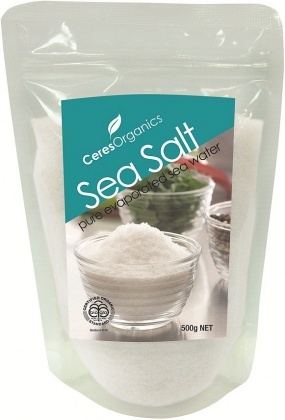 Ceres Organics Natural Sea Salt Unrefined 500g | Adelaide's Finest ...