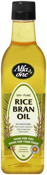 Alfa One Rice Bran Oil 1lt | Adelaide's Finest Supermarkets