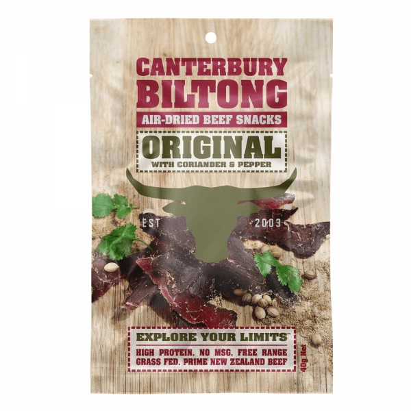 Canterbury Biltong Beef Original 40g | Adelaide's Finest Supermarkets