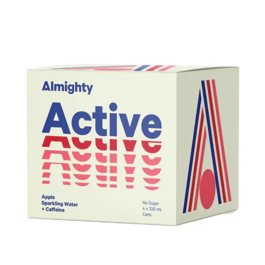 Almighty Sparkling Water Active Apple 4 x 330ml | Adelaide's Finest ...