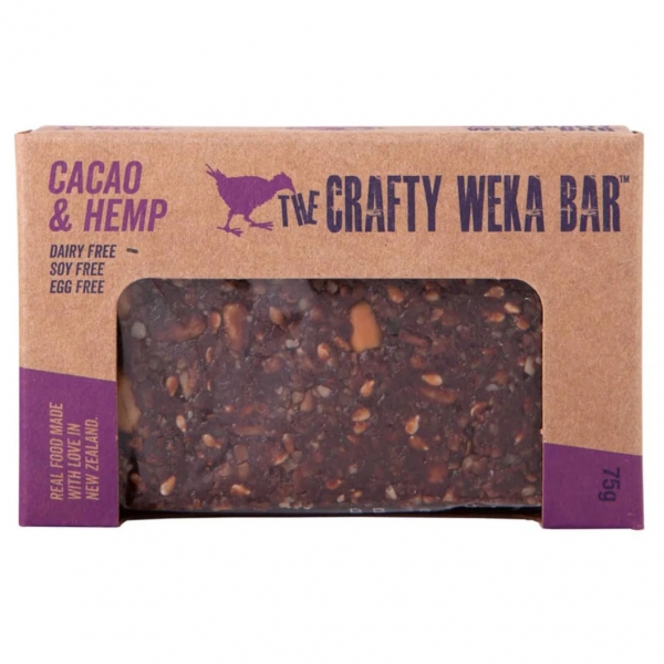 Crafty Weka Cacao & Hemp Muesli Bar 75g | Adelaide's Finest Supermarkets