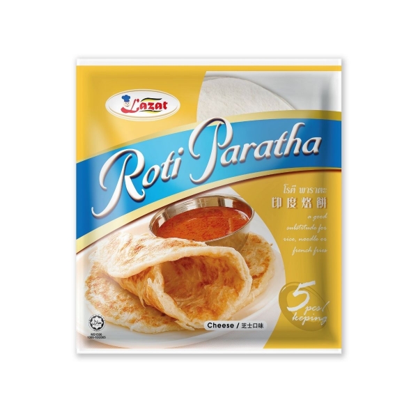 Lazat Frozen Roti Paratha Cheese 5 Pack 400g | Adelaide's Finest ...